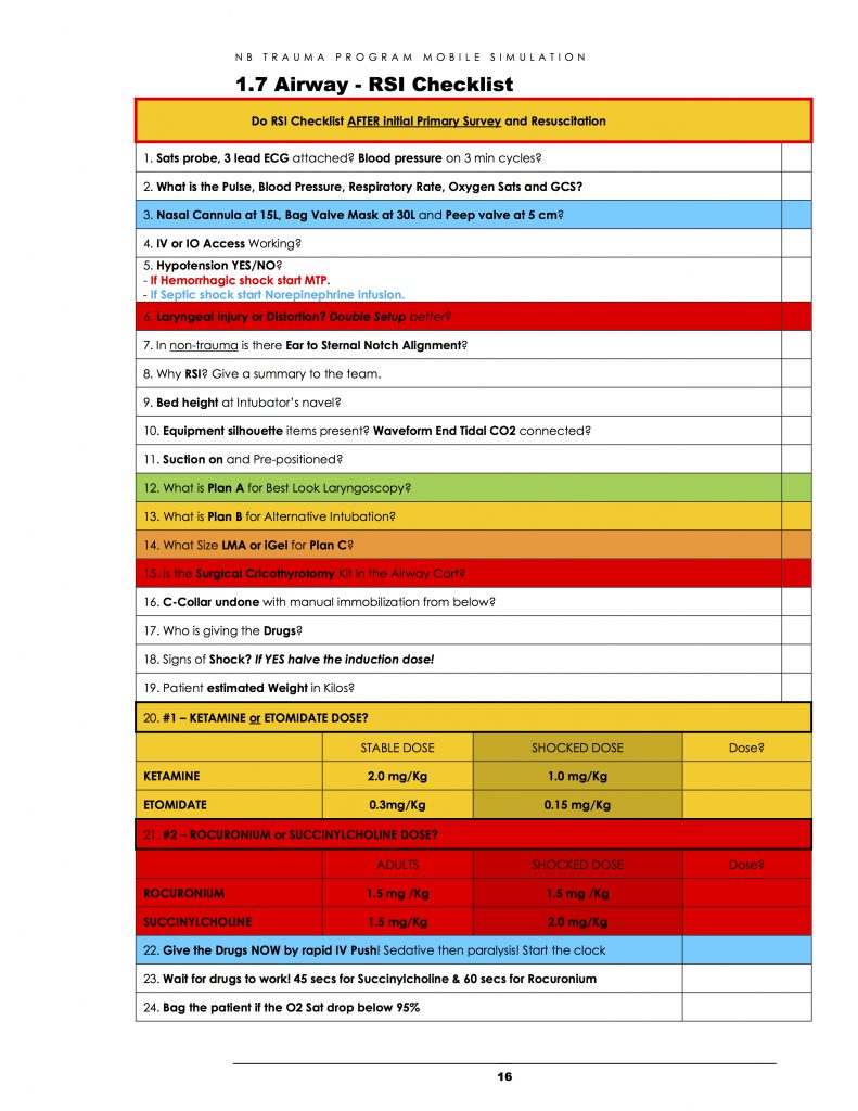 1.7 Airway – RSI Checklist – LearnRidge LMS